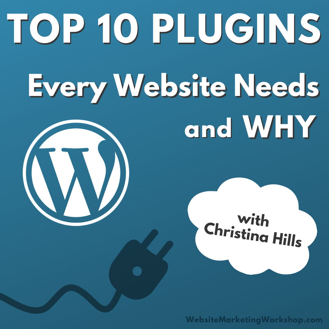 Congratulations! The Top 10 WordPress Plugins Every Website Needs and Why! - LIVE - Website ...